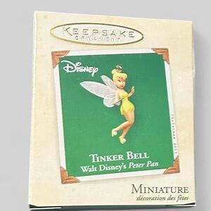 Hallmark | Holiday | Nib Hallmark 203 Miniature Ornament Tinker Bell ...